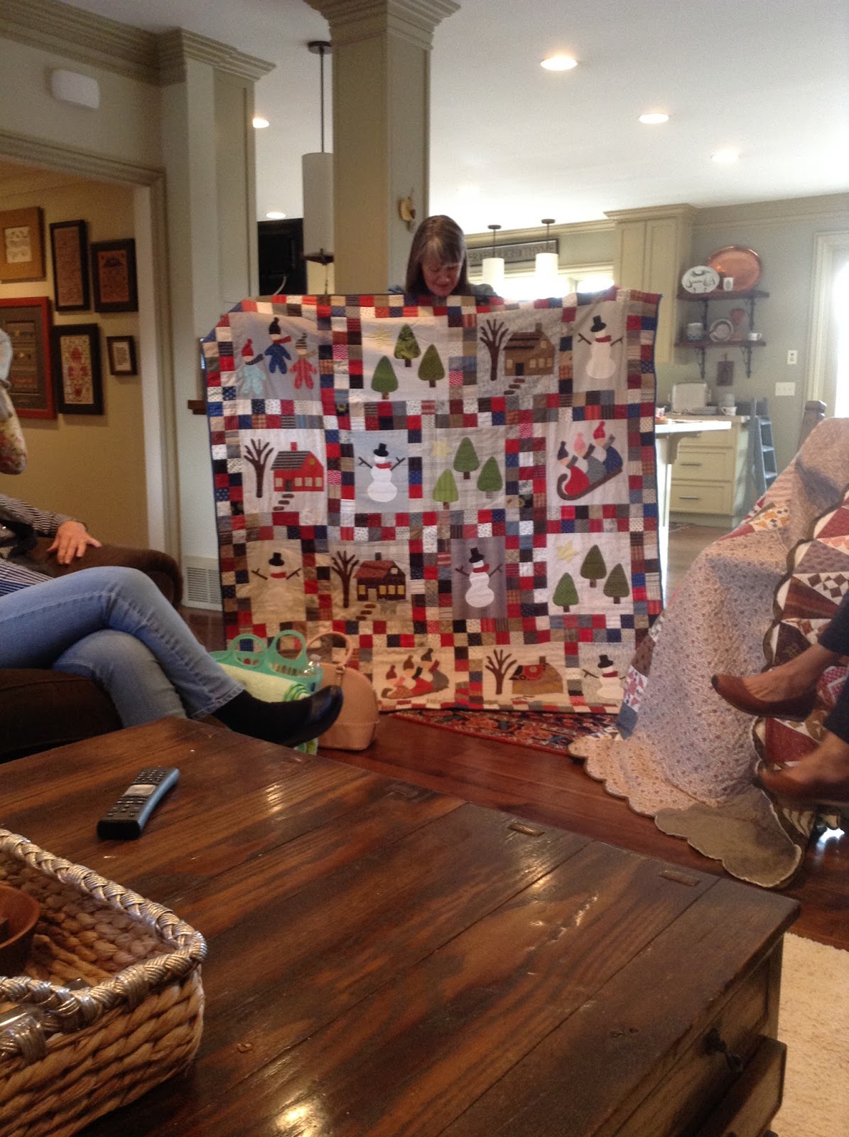 Timeless Traditions: A day with quilting friends.....