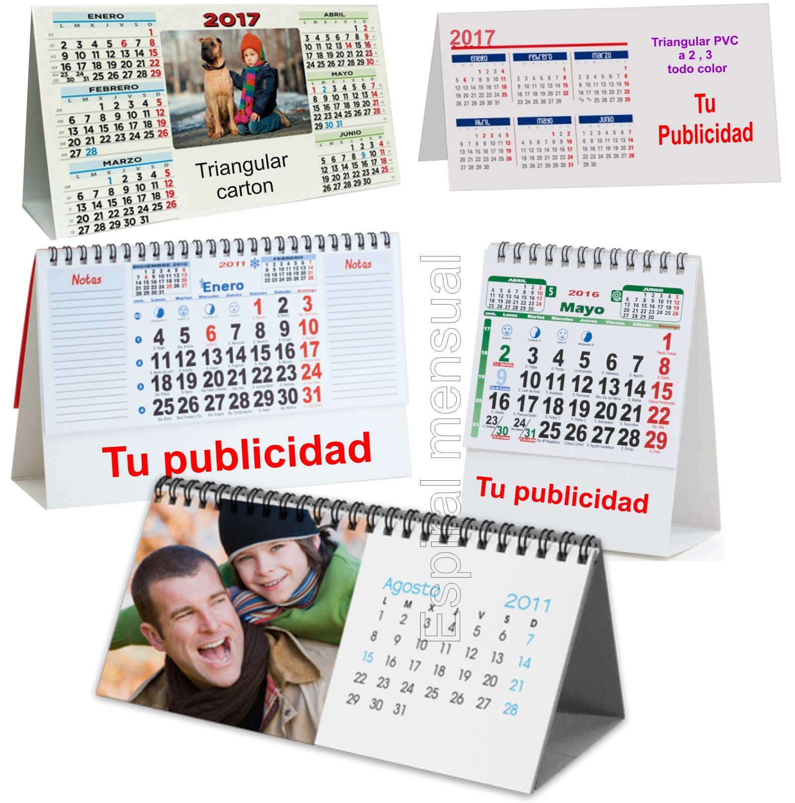 Regalo Promocional: Calendario sobremesa