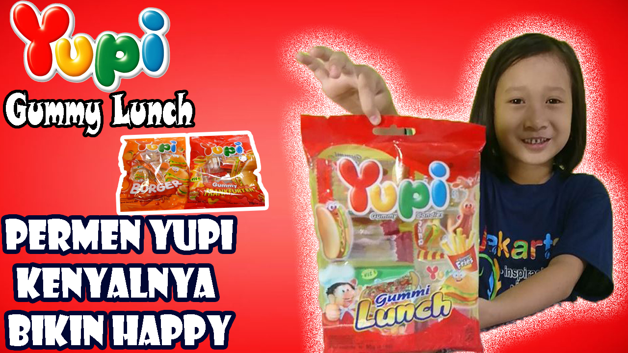 Permen Yupi Gummy Lunch 🍕 Permen Kenyal Bentuk Unik Kenyalnya Bikin ...