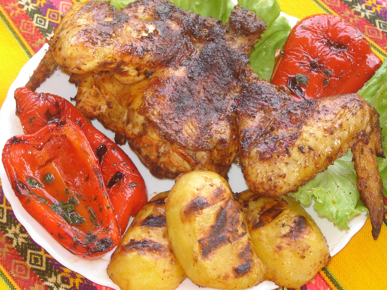 Cucina peruviana in Italia: Parillada de pollo - Pollo alla brace