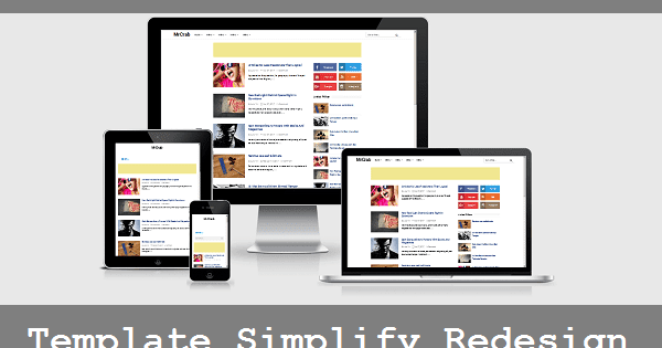 Template Simplify 2 Version Redesign By Mr Design - MASPRI BLOG