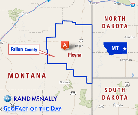 GeoFact of the Day: American Towns: Plevna