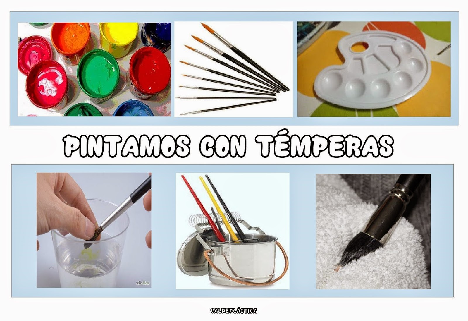 VALDEPLÁSTICA: PINTAMOS CON TÉMPERAS