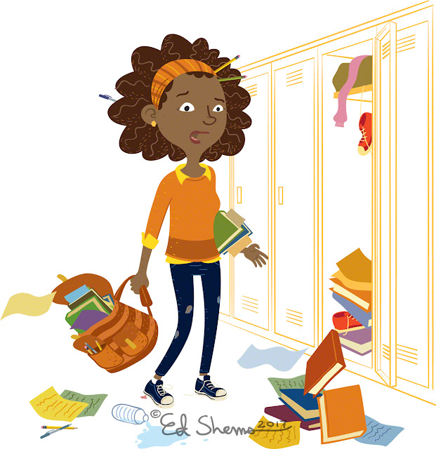 edfredned's sketch blog: Challenges of a Disorganized Student