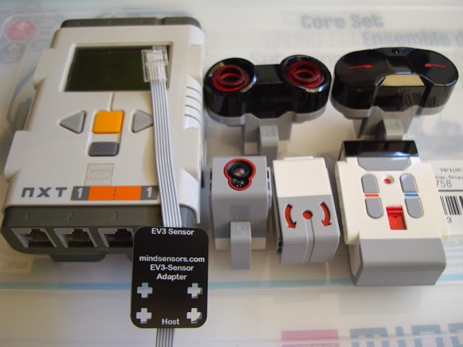 CH LEGO BLOG: Mindsensors EV3 sensor adapter for NXT的基本功能測試