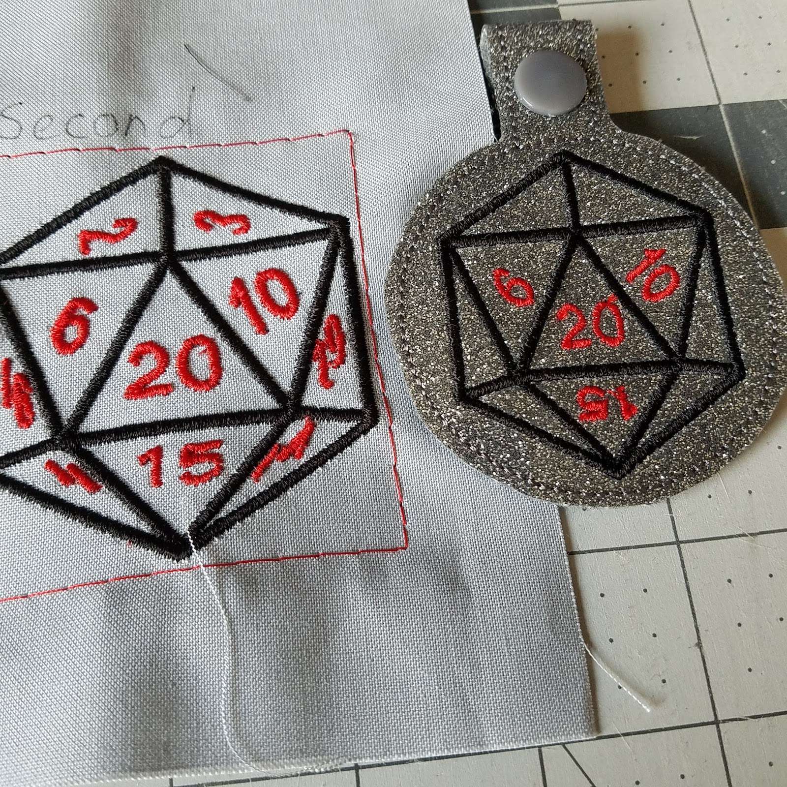 Becca's Crazy Projects: Embroidery Design - D20