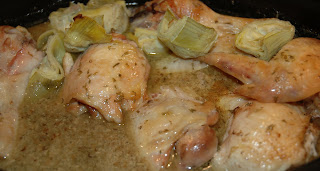 DeLish DeMaria: Chicken Vesuvio (chicken of volcanic portions)