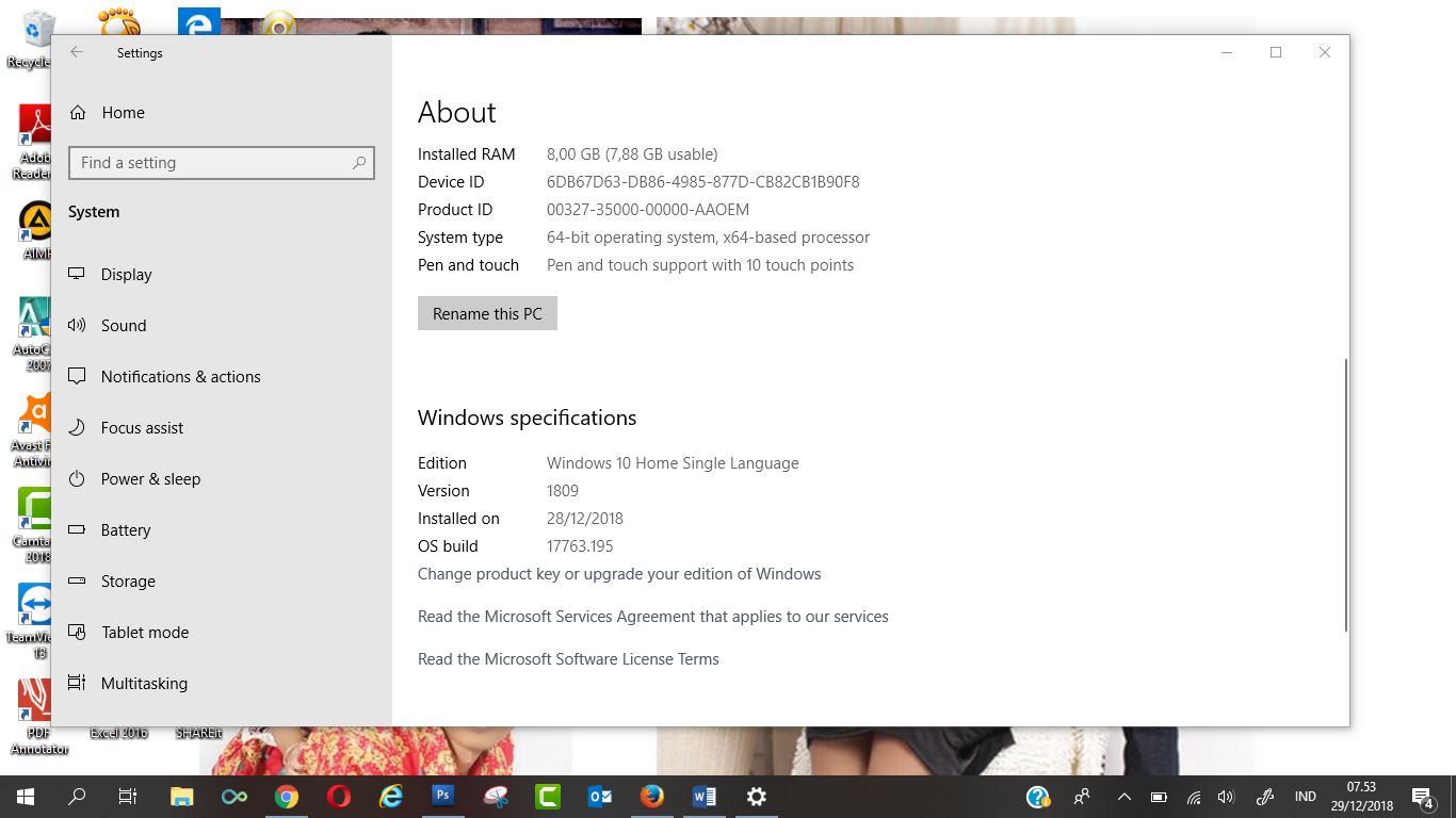 Cara Cek Versi Windows 10 atau OS Build Info - miraclewijaya.com