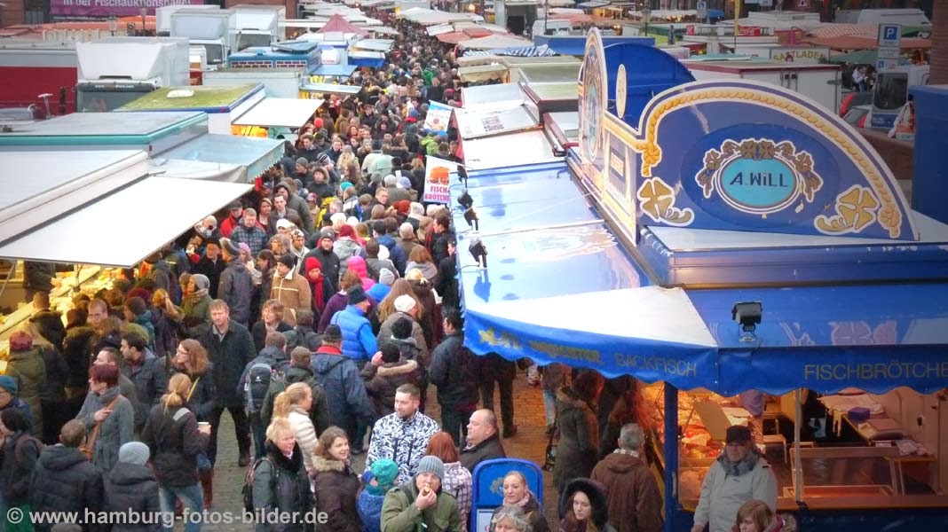 Hamburger Fischmarkt, Bilder & ein Kneipentipp