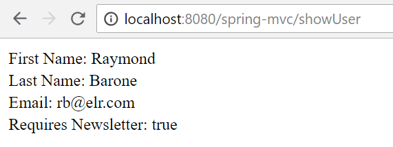 Spring MVC Form Validation Example | Tech Tutorials