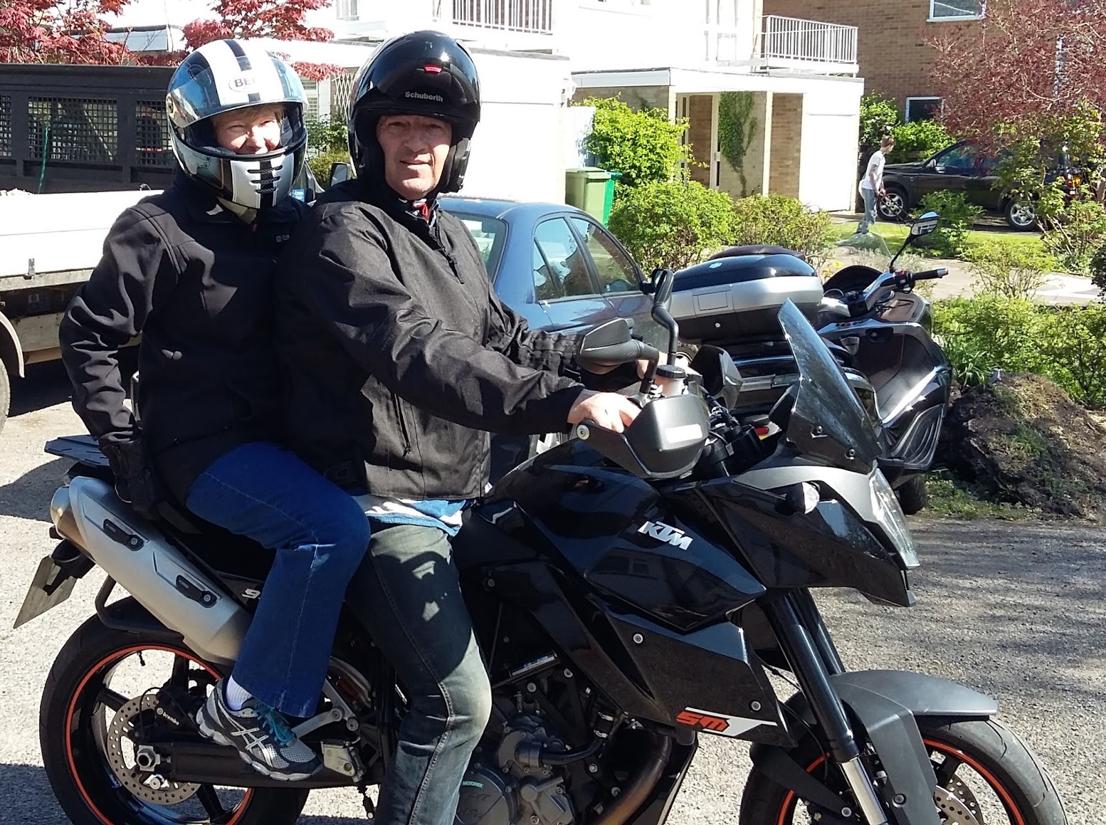 60@60: Task 8: Ride pillion on a motorbike