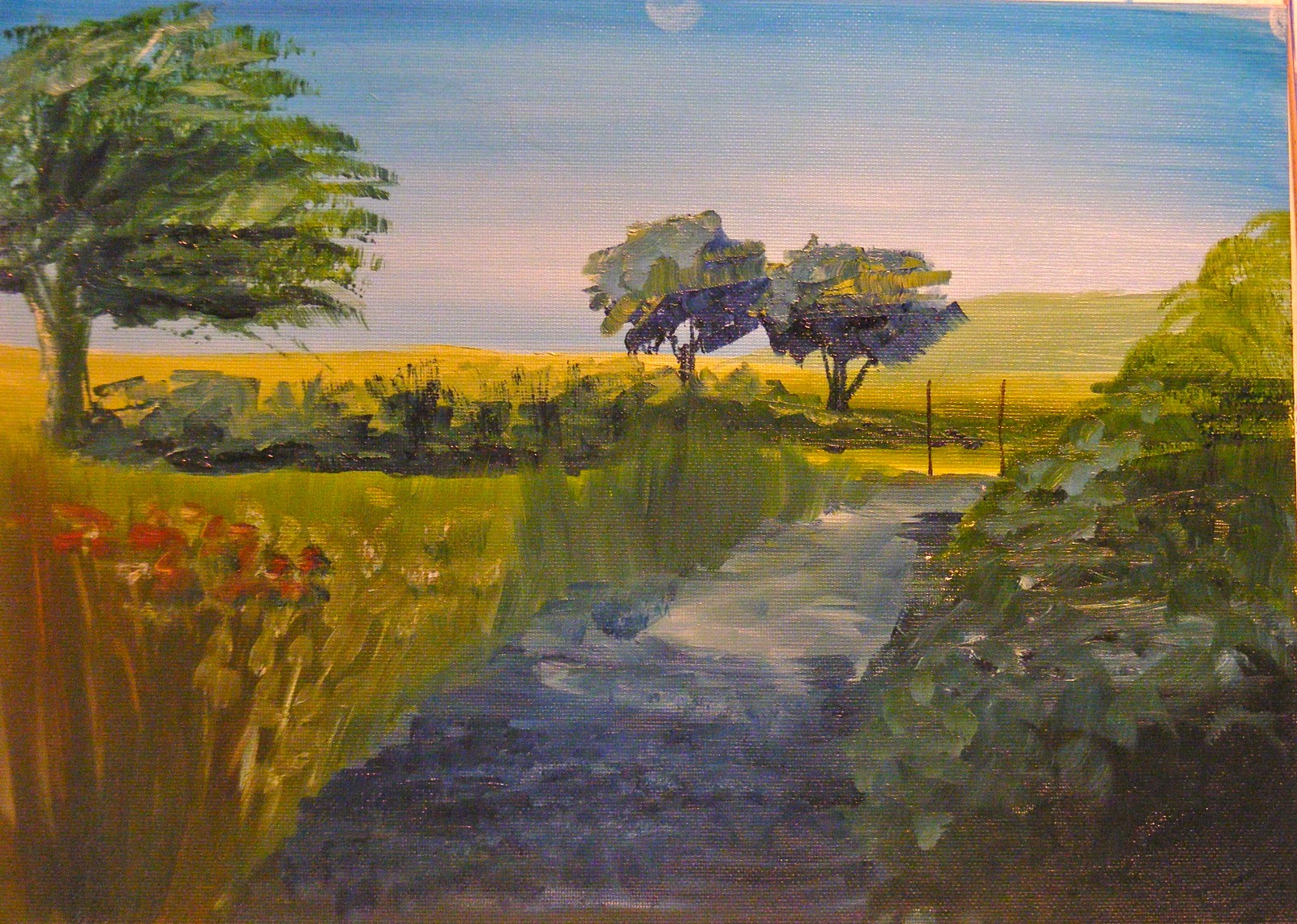 Helen's Painting OCA Blog: Basic Paint Application