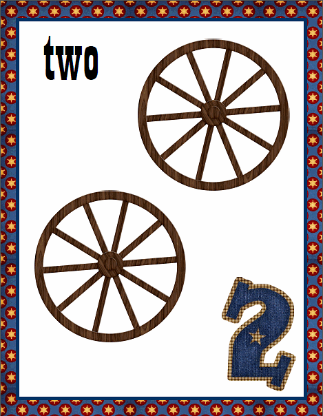 Western Themed Numbers!