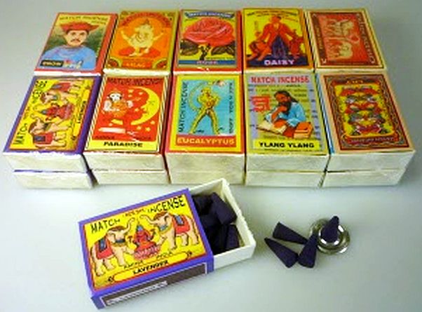 Incense in The Wind: Match Incense: Daisy, Kiwi, Pineapple & Cedar Wood