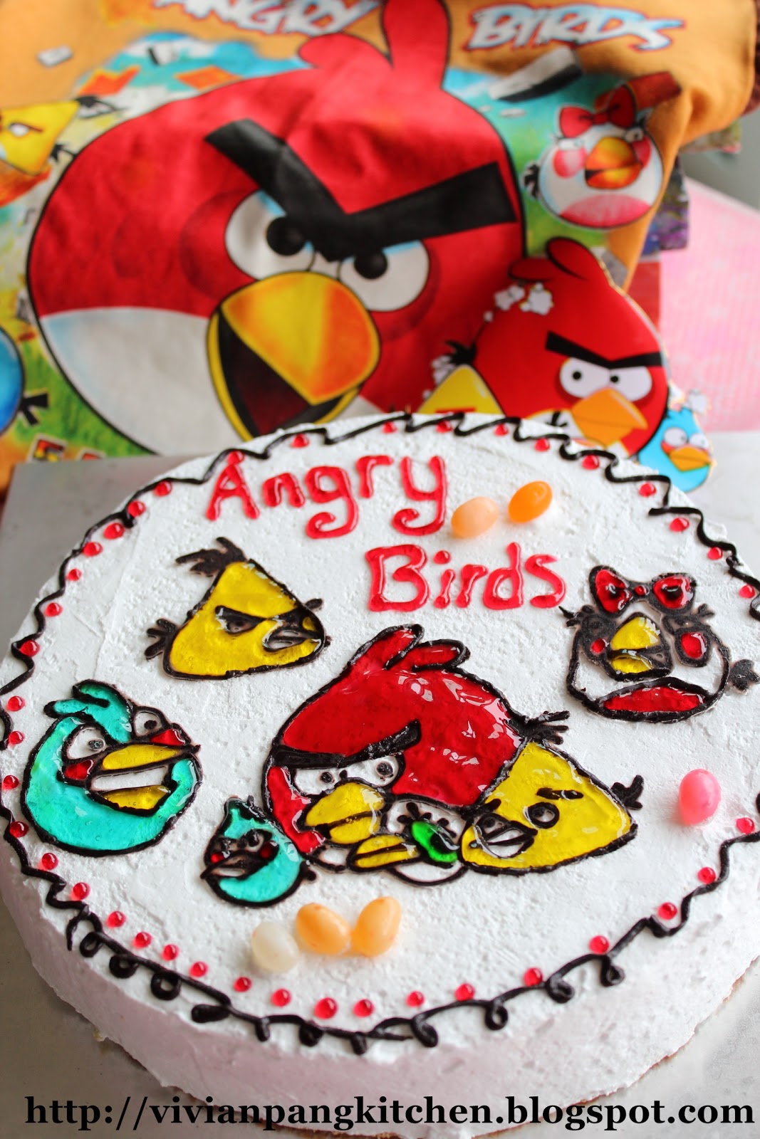 Vivian Pang Kitchen: Fun with Angry Birds Cake