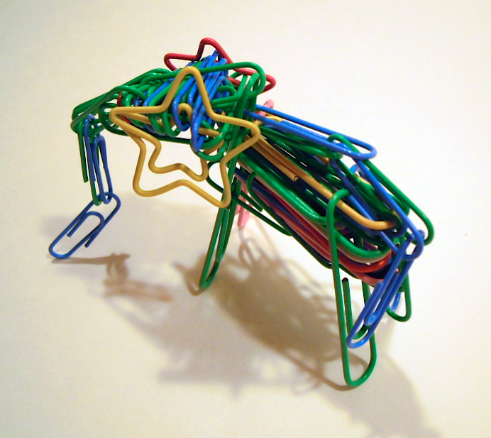 An Elephant A Day Elephant No 289 Paper Clip Sculpture an-elephant-a-day-elephant-no-289-paper-clip-sculpture