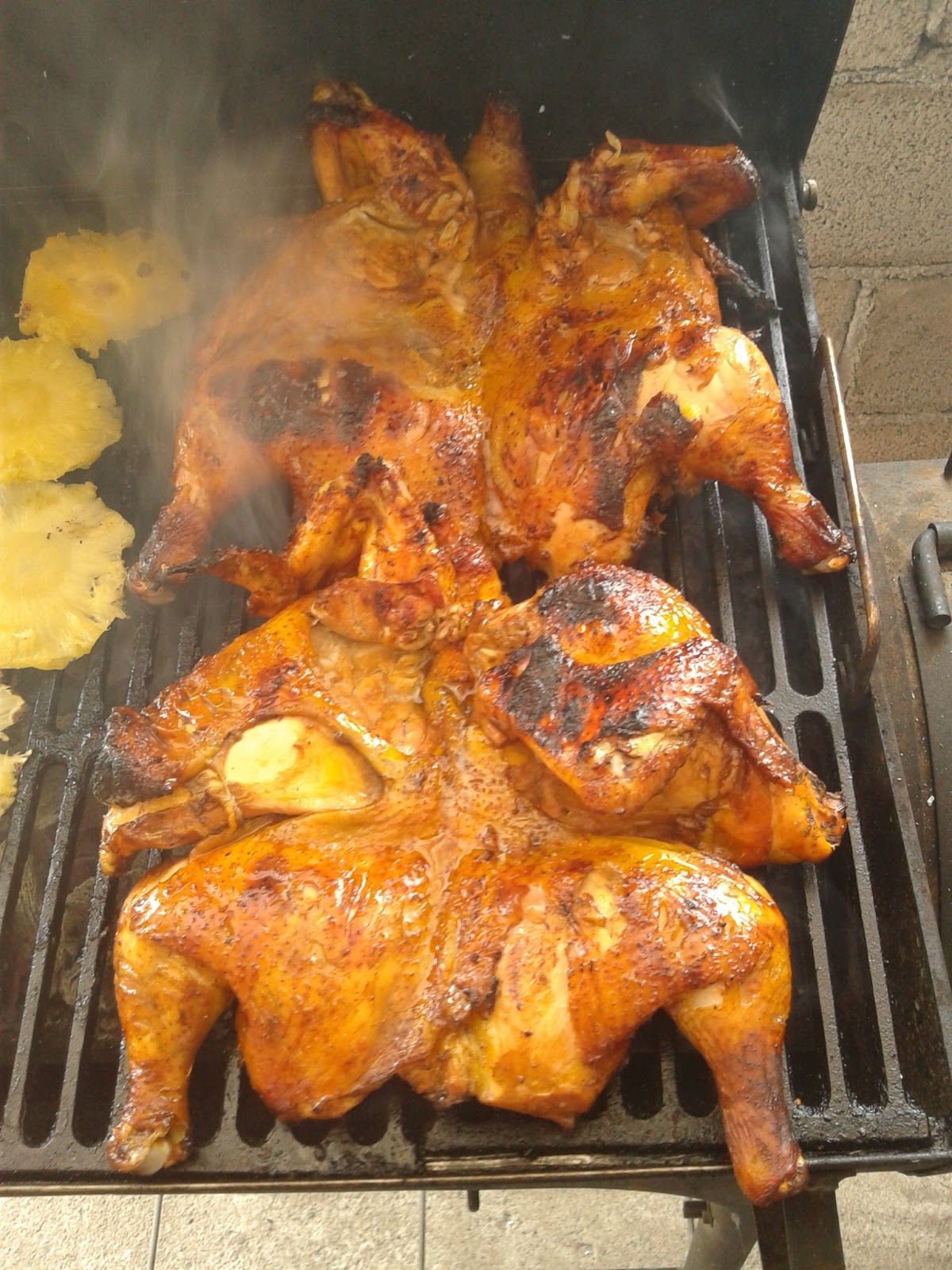 Pollo asado al carbon - Imagui