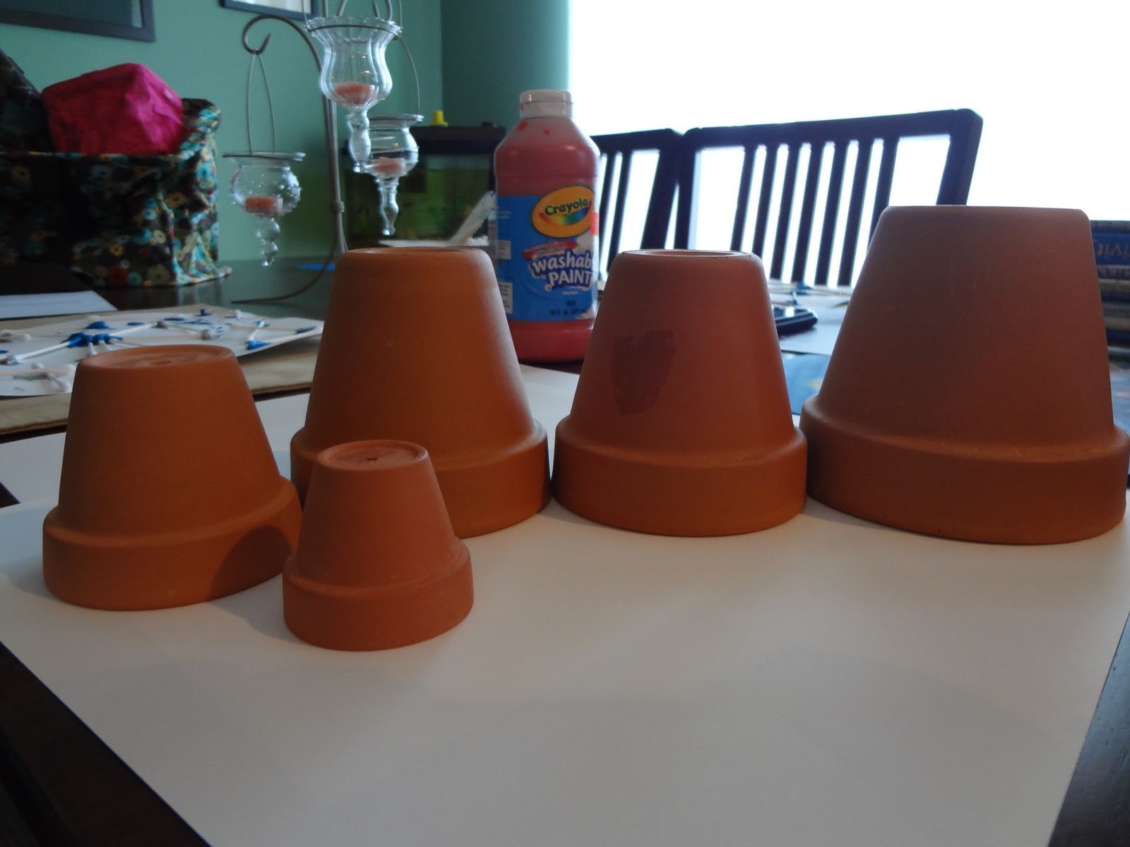 Not So Crafty Mama: Clay Pot Christmas Tree