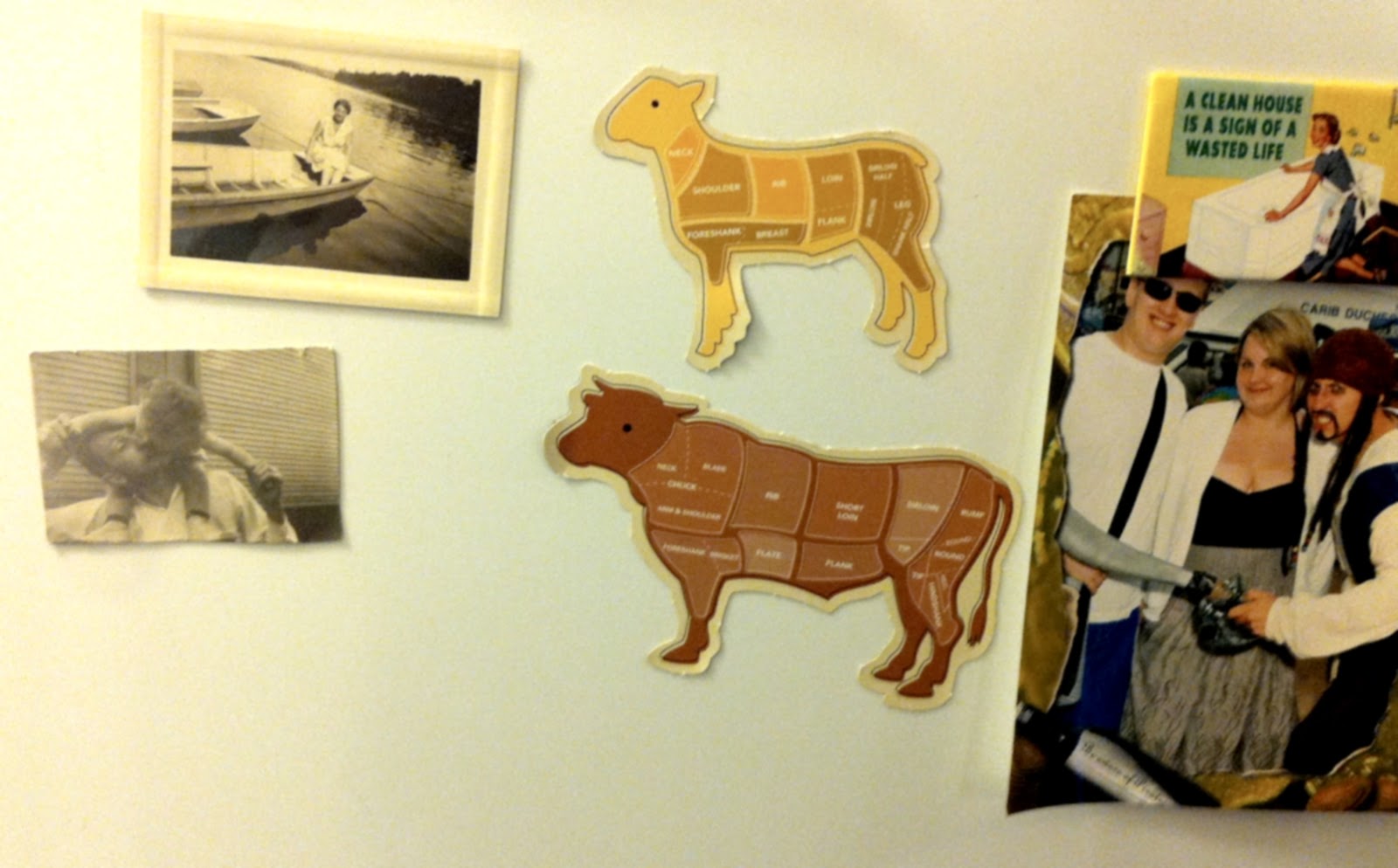 Lucille's: DIY Vintage Photo Magnets
