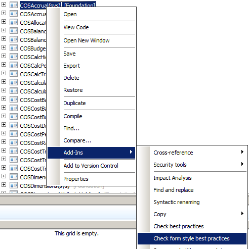 D365FO/ AX Tips and Tricks: Form templates in Dynamics AX 2012