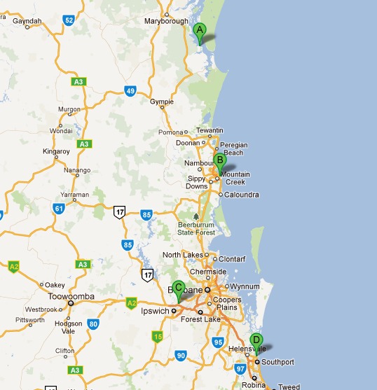 Lloyds on Tour: Tinnanbar - Mooloolaba - Chuwar - Gold Coast.