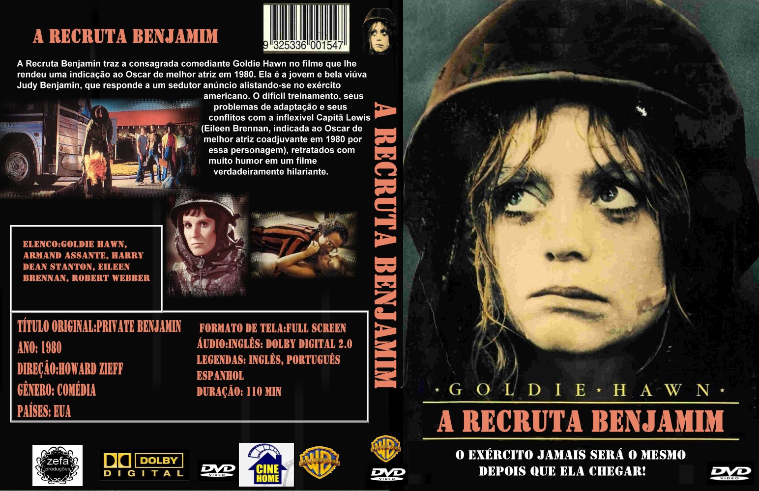 CAPAS DE FILME DE COMÉDIA: A Recruta Benjamim
