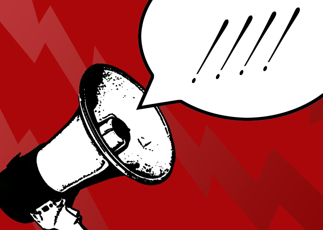 Jesus, the Cross and the Megaphone