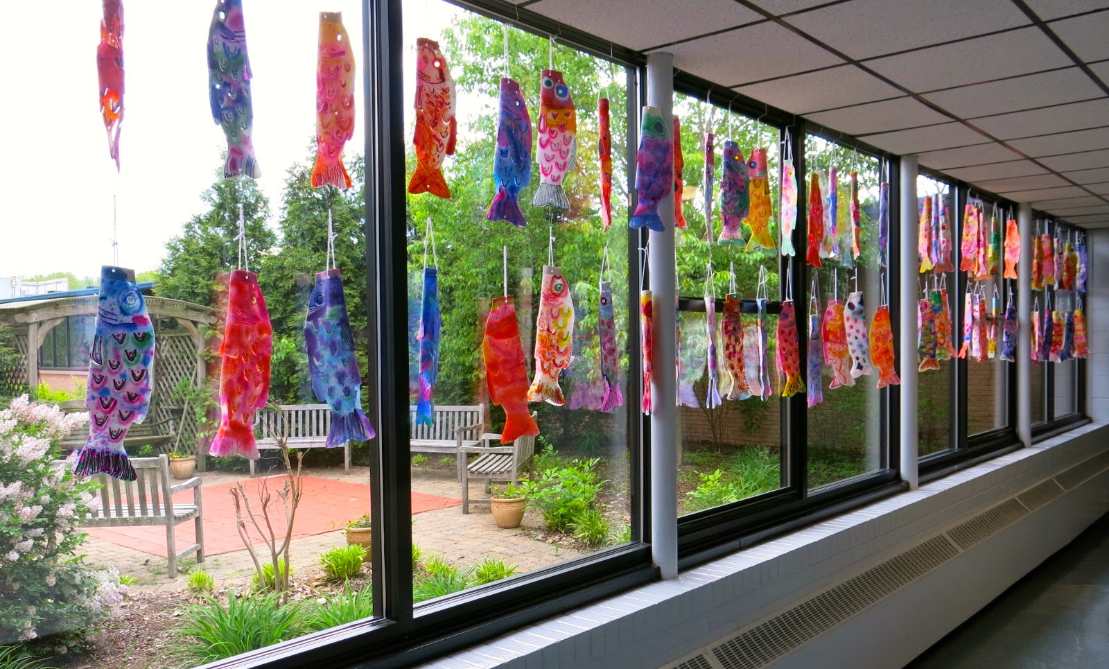 Cassie Stephens: In the Art Room: First Grade Koinobori for Children's Day!