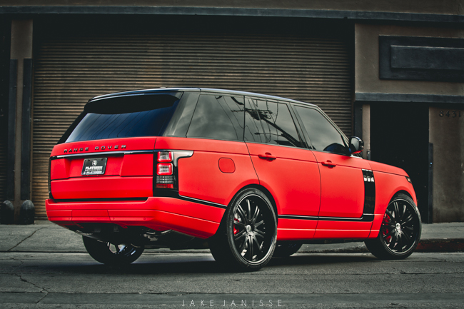 Car Show Bernie: The Battle of the Matte Red Range Rovers: Ultimate ...