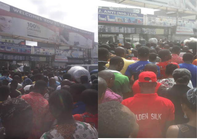 UPDATES: IGBO TRADERS PROTEST AT TRADE FAIR COMPLEX - The Biafra Telegraph