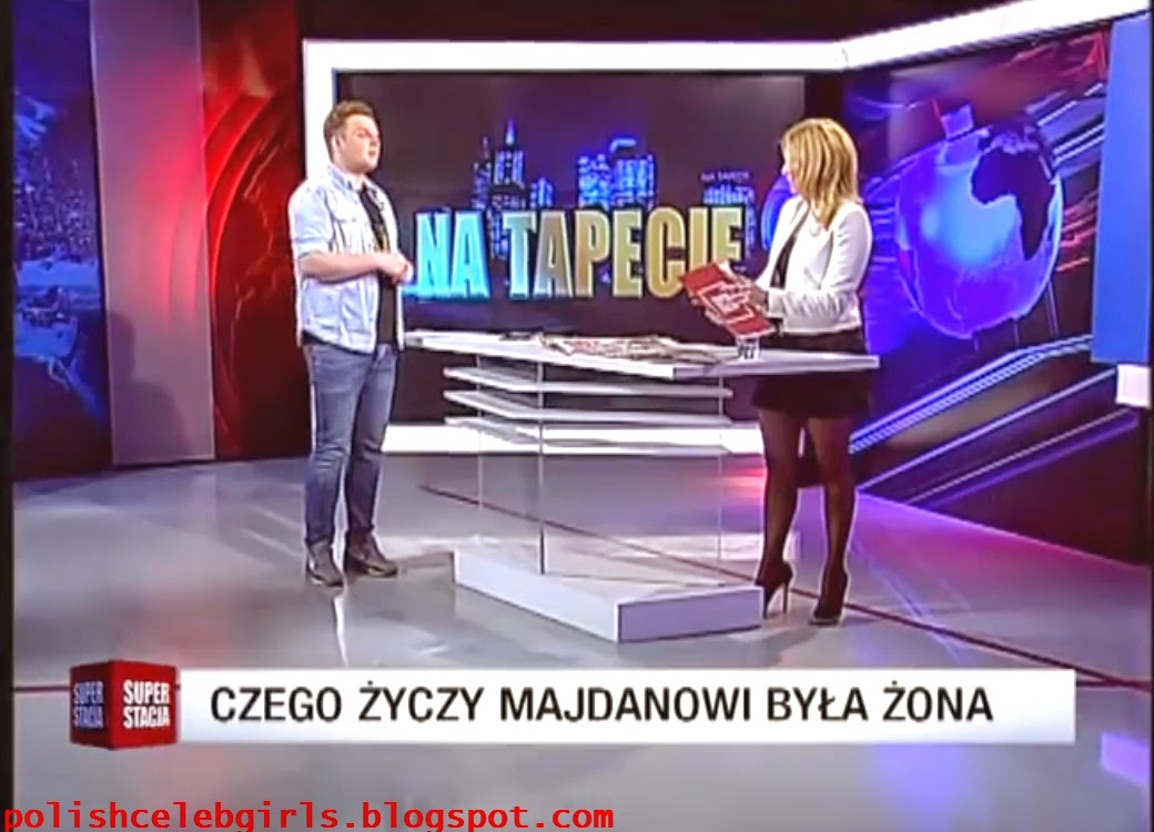 TVGIRLS: SEKSOWNA ANNA MATUSIAK W CZARNEJ ULTRA MINI SUKIENCE I W ...
