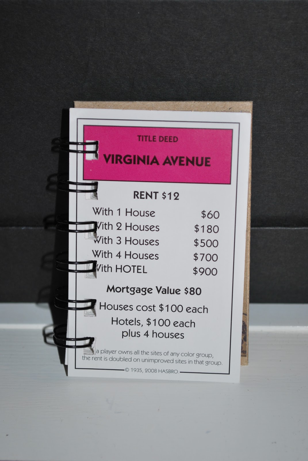 A Caffeinated Crafter: Monopoly