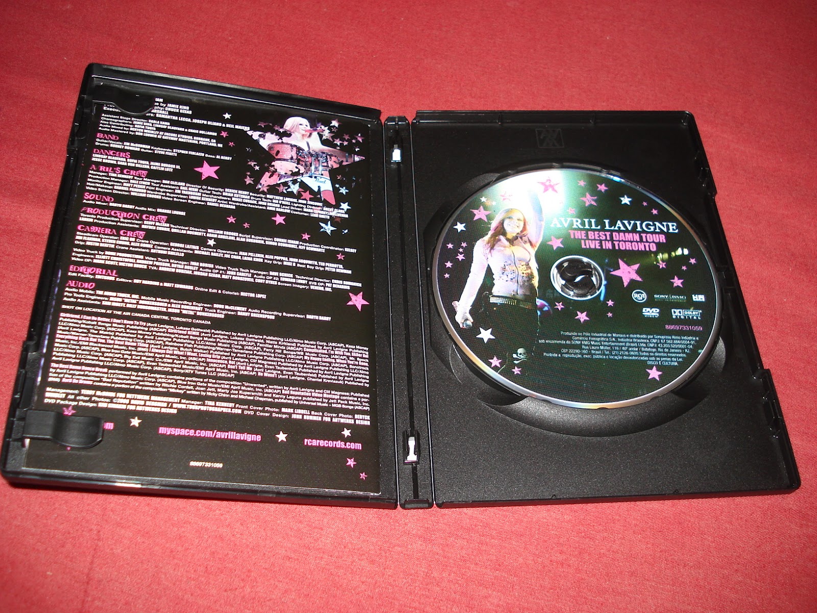 DVD: Avril Lavigne - The Best Damn Tour - Live In Toronto [Brasil] - My ...