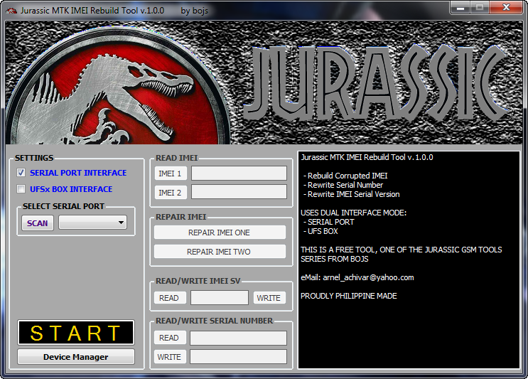 MTK JURASSIC TOOL