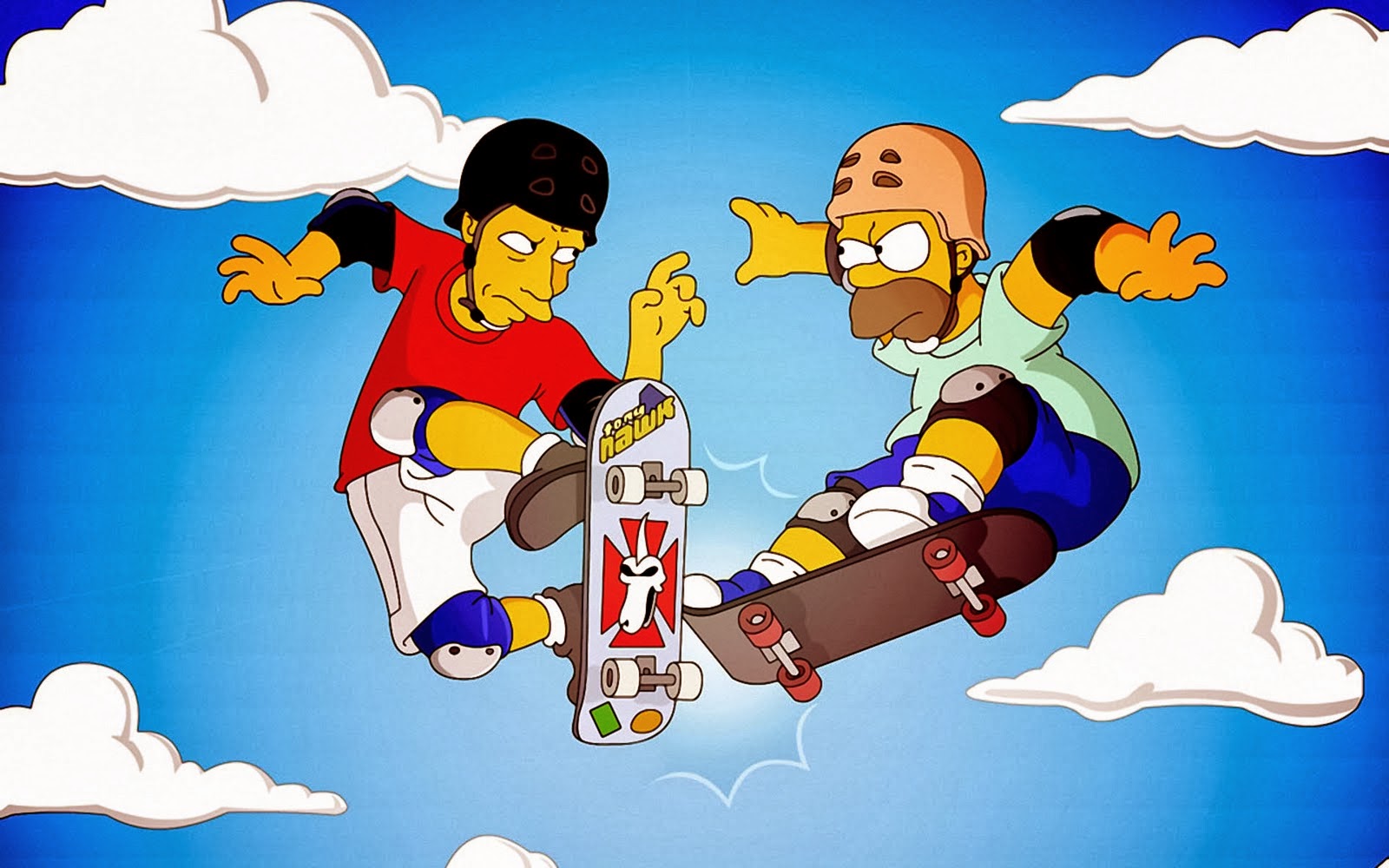 wallpapersanimesHD: Homero Patinando