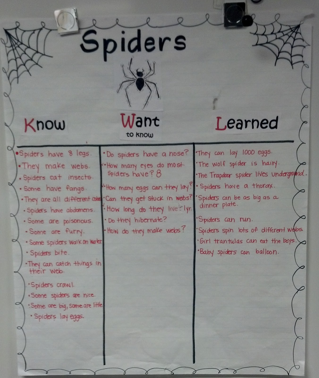 For the Love of First Grade: October {THROWBACK}: Spiders