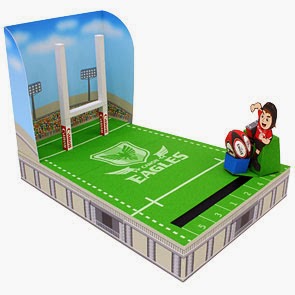 Papercraft Rugby Goal Kick Game - Papercraft4u | Free Papercrafts ...