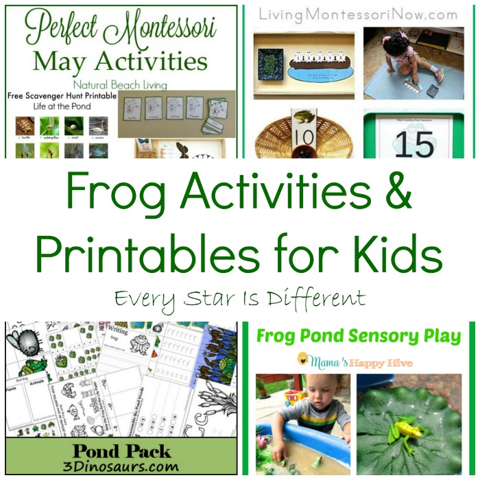 Montessori-inspired Amphibian Activities with Free Printables - Every ...