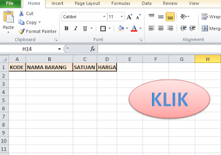 Afifah: Membuat Form Isian Data dengan Macros di Excel