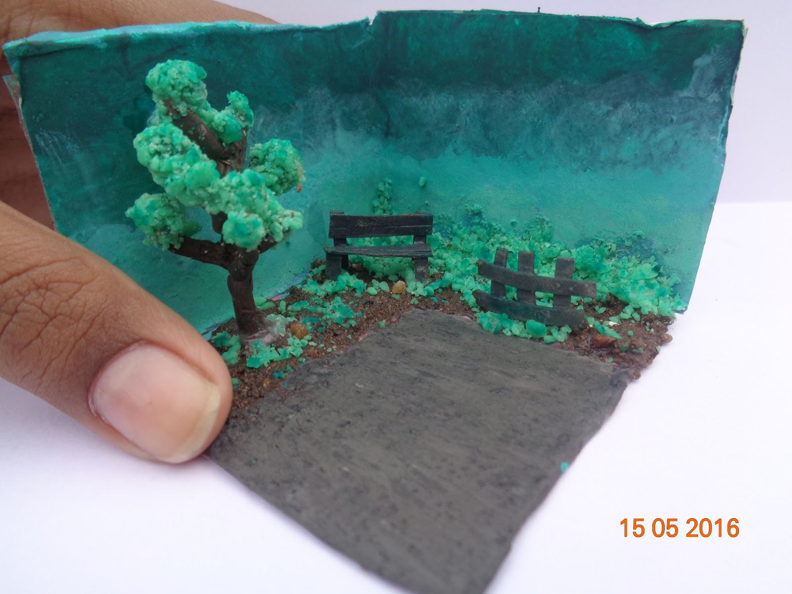 Andrea Art As A Part: Miniature diorama:Park