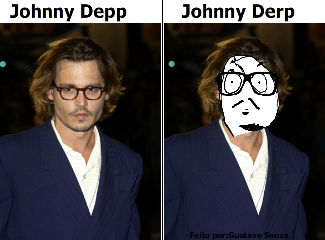 A Evolução Humana: Johnny Depp x Johnny Derp