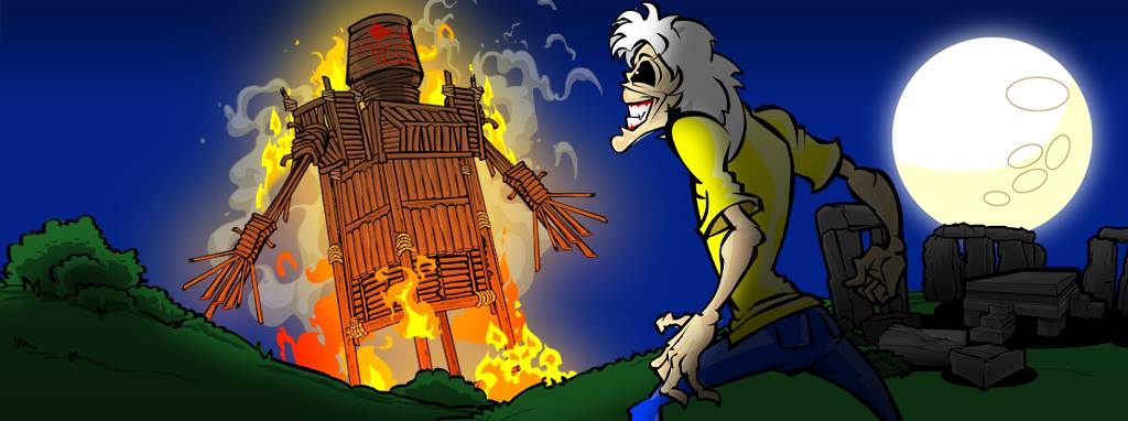 Maiden Cartoons: assista vídeo para "The Wicker Man"