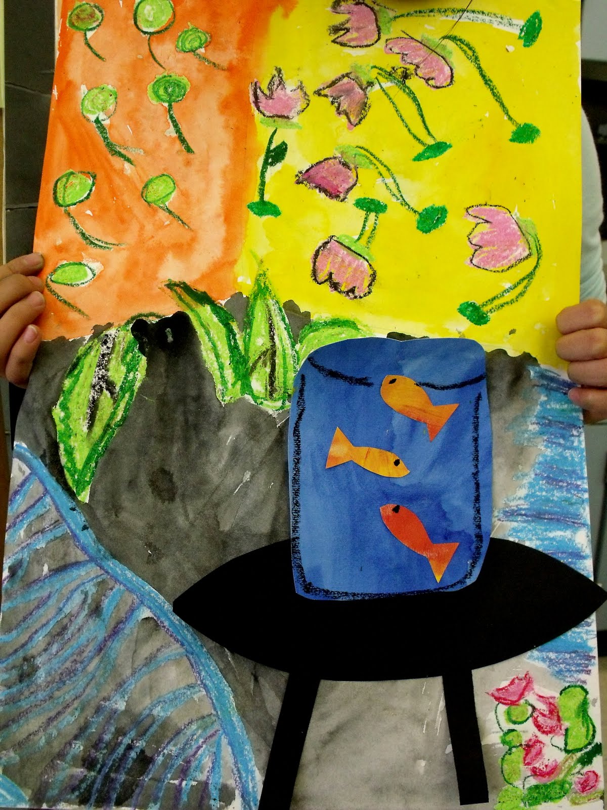 A Glimmer of Light: Inspired by Matisse's Red Fish....