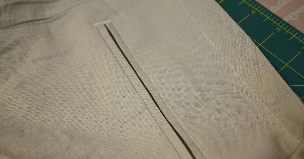 Nicole at Home: Drafting a welt pocket