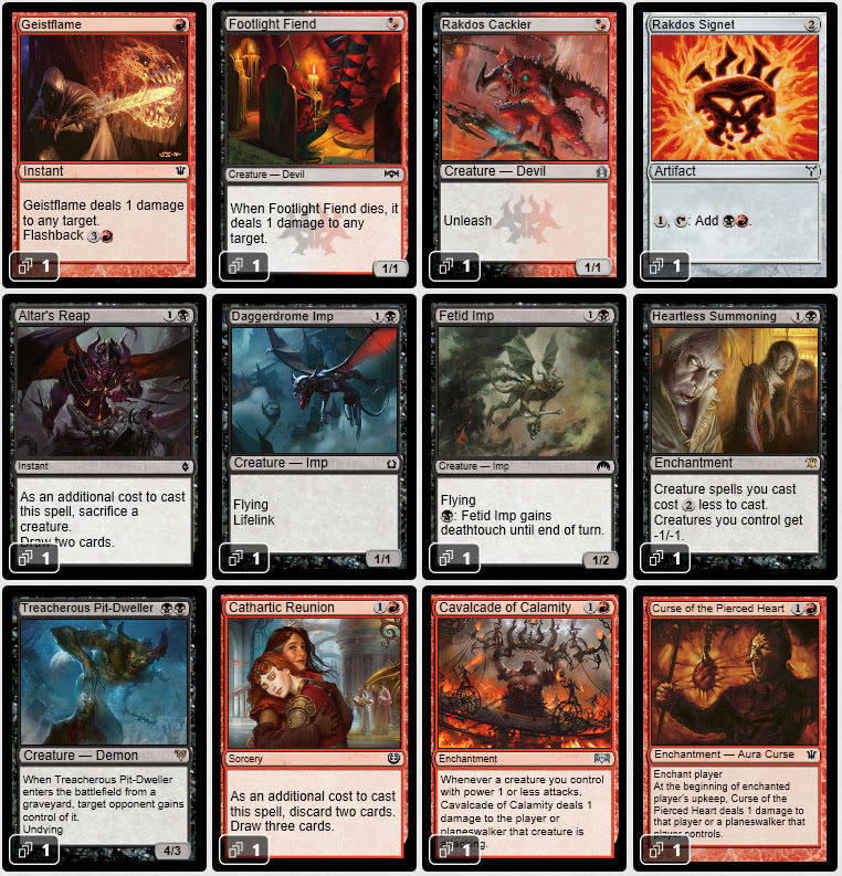 Magic the Gathering Adventures: Ravnica Allegiance Rakdos Commander Build