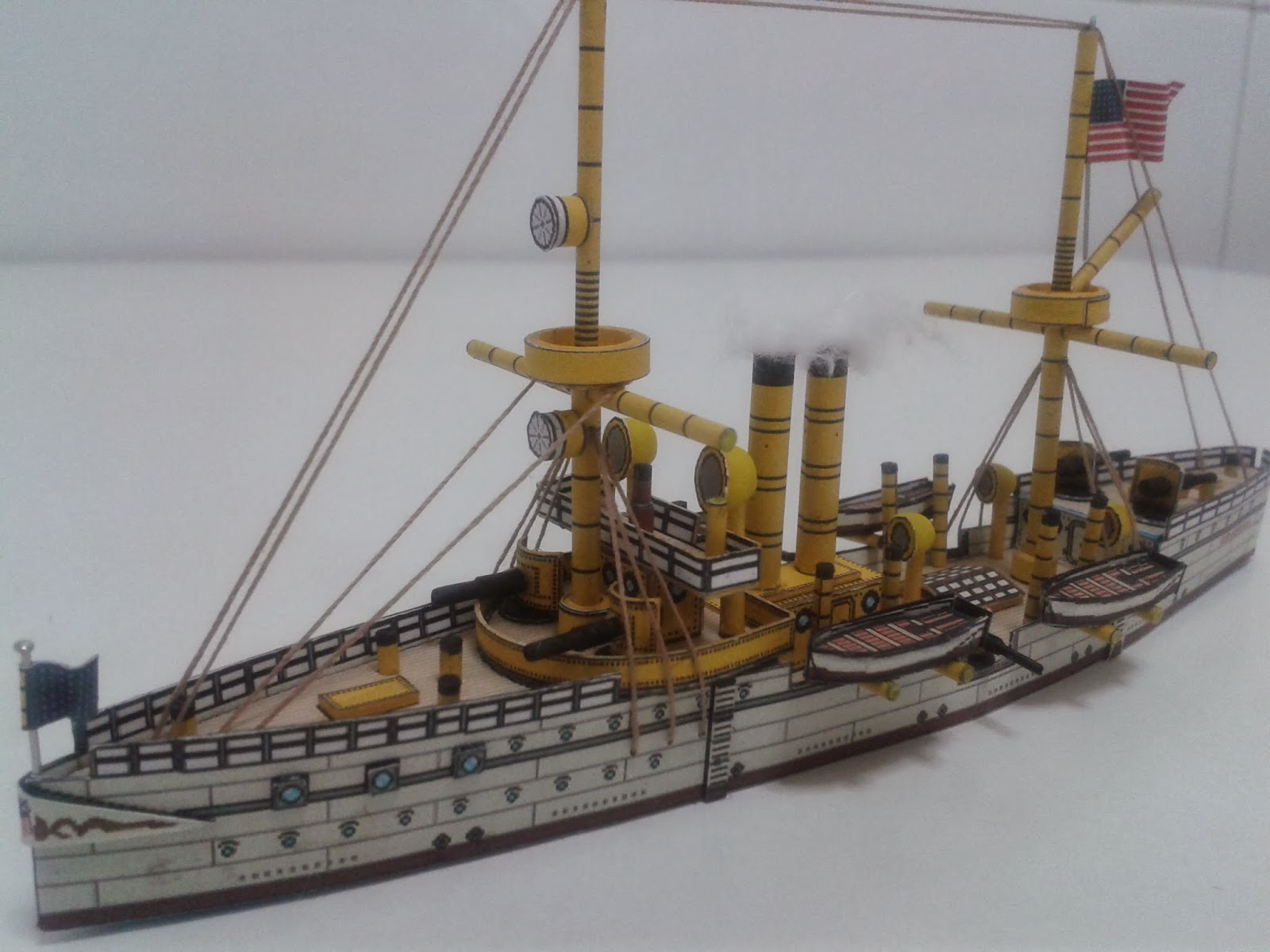 Los barcos de papel: Cañonero USS Isla de Luzón (1898)