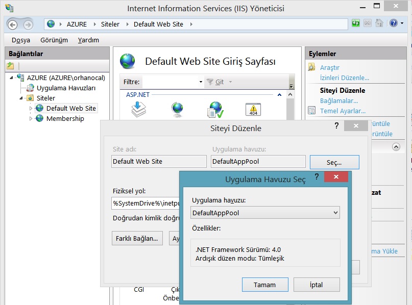 Orhan ÖCAL’ın Bloğu: compilation debug="true" targetFramework="4.0"