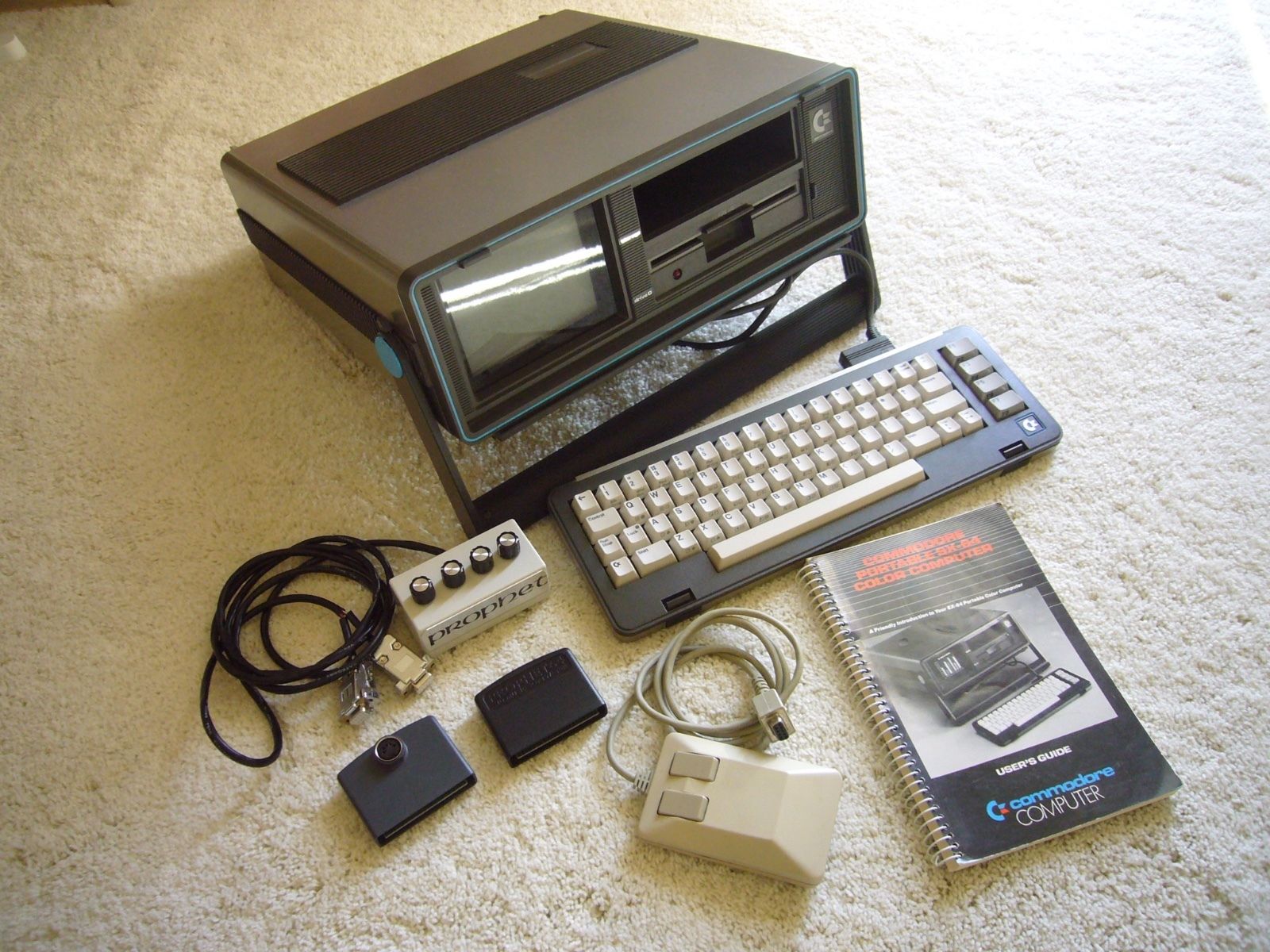 MATRIXSYNTH: COMMODORE SX-64 dual SIDs, 4 pot controller, Prophet-64 ...