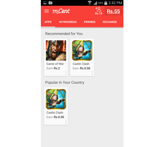 mCent App Apk In Pakistan - Free Mobile Recharge
