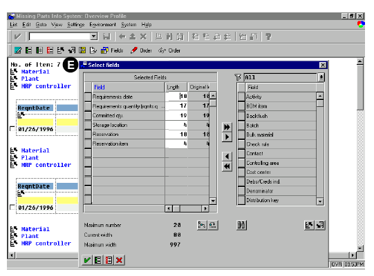 Sap Abap Programming Report On Missing Parts Info System Sap Abap